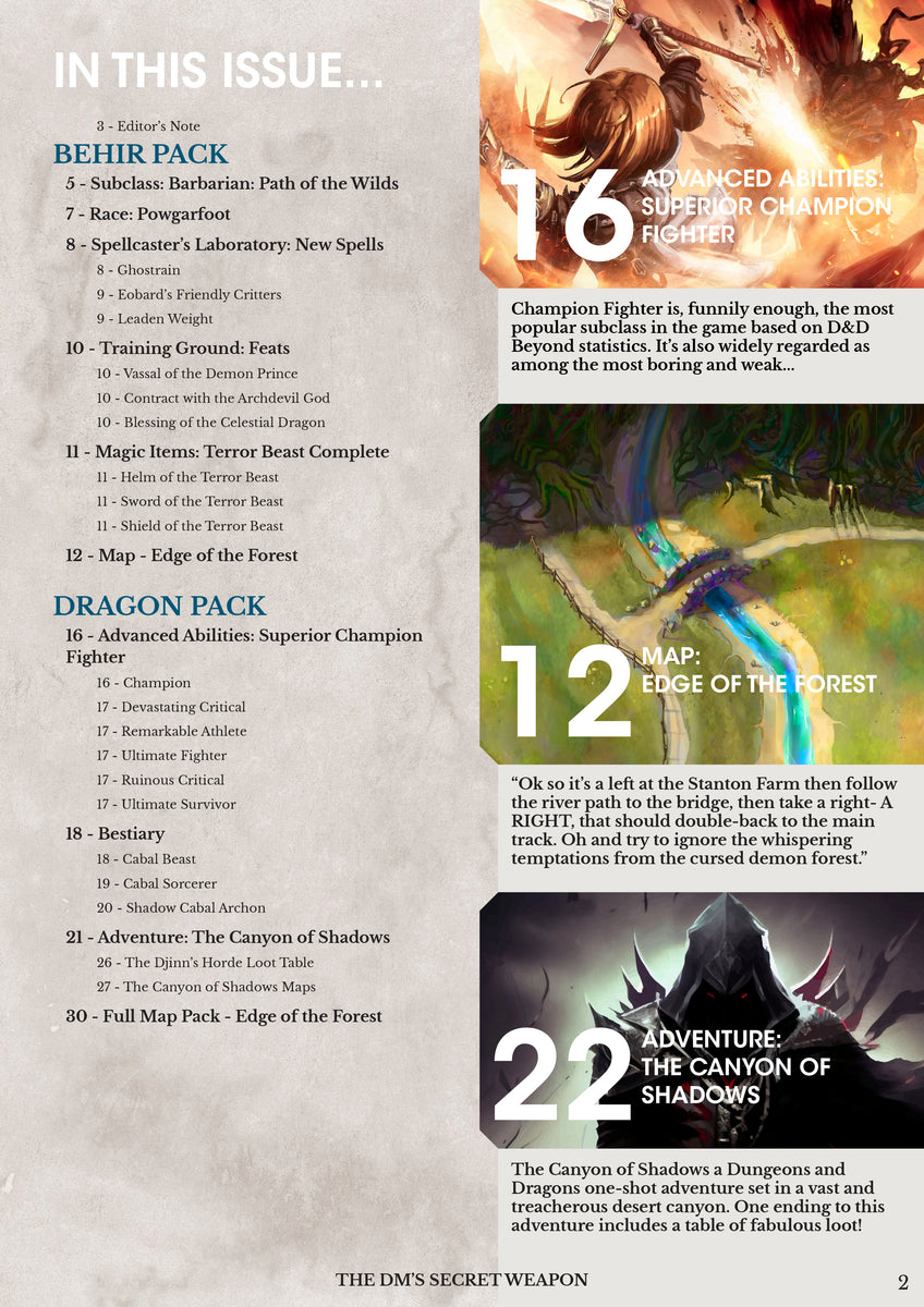 Path of the Wilds Barbarian! Digital Magazine #16– dndshorts