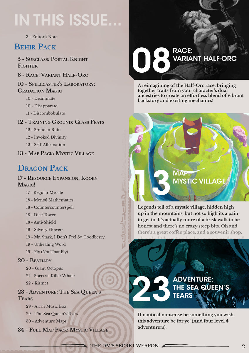 Portal Knight Fighter! Digital Magazine #28– dndshorts